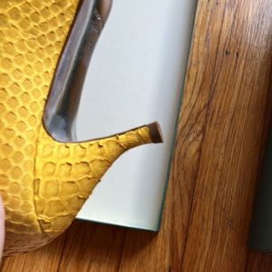 Shoes | Leather High Heels Never Worn But Had Some Scratches At The ...